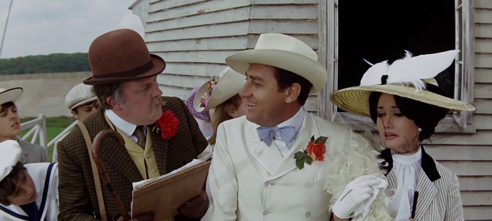 William Rushton, Alberto Sordi and Zena Marshall