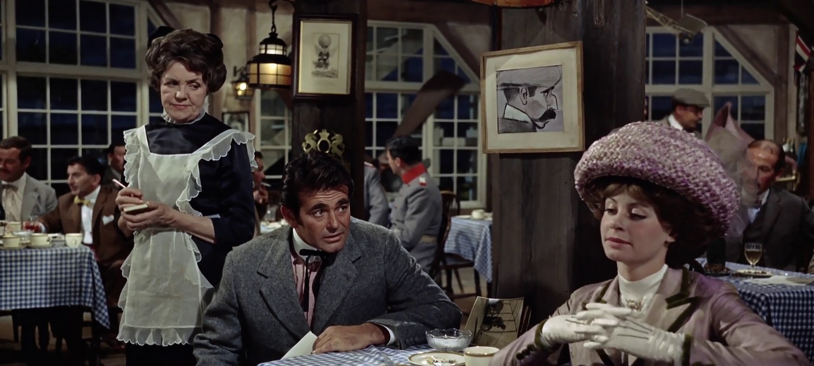 Marjorie Rhodes, Stuart Whitman and Sarah Miles