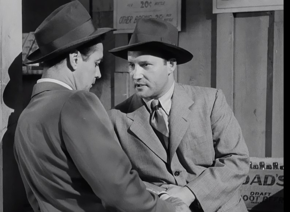 Alan Ladd and David Bauer