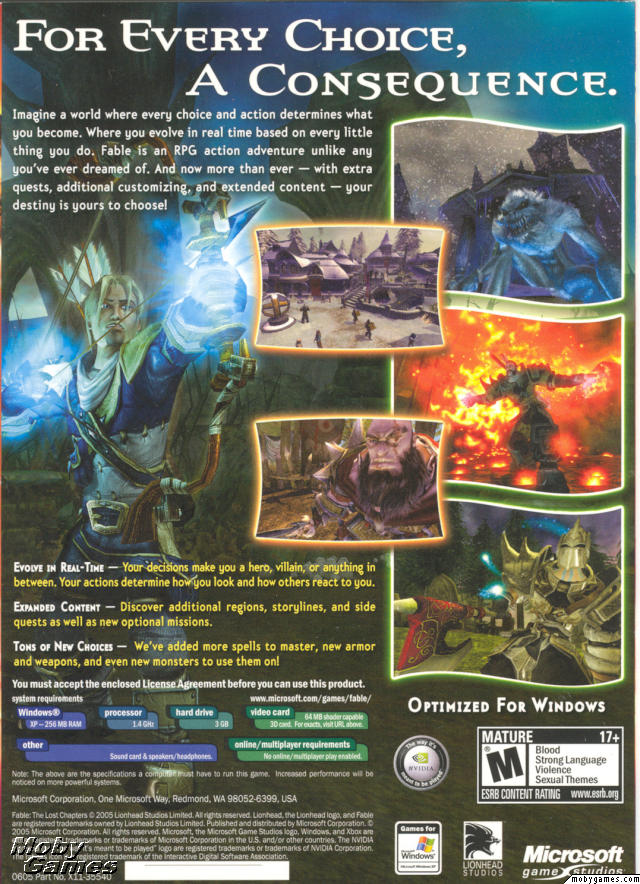 Picture of Fable: The Lost Chapters