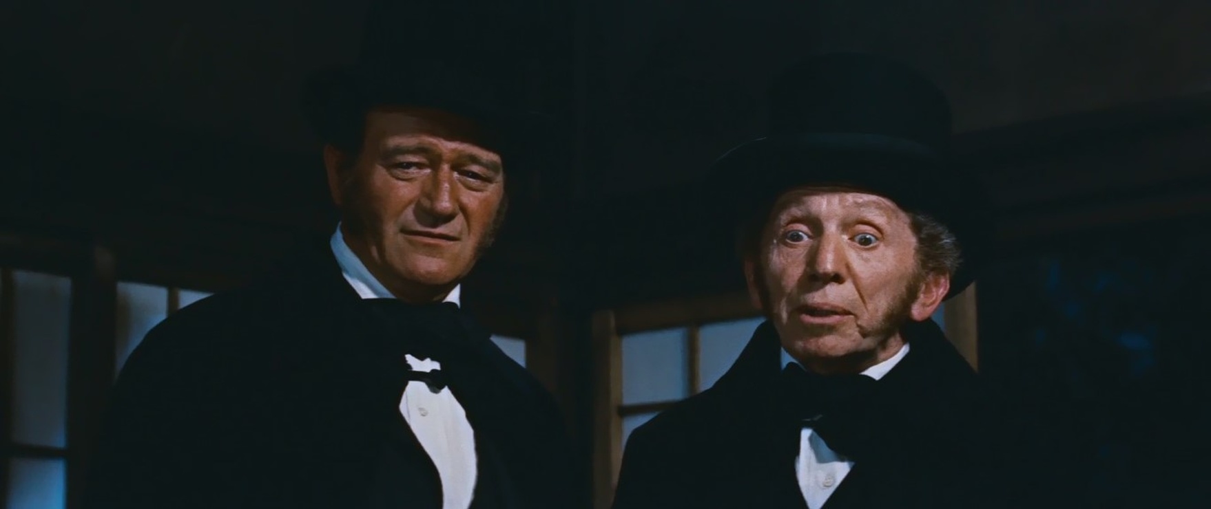 John Wayne and Sam Jaffe