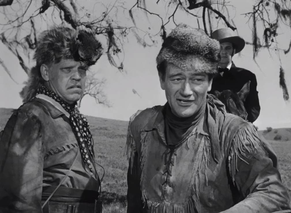 Jack Pennick and John Wayne