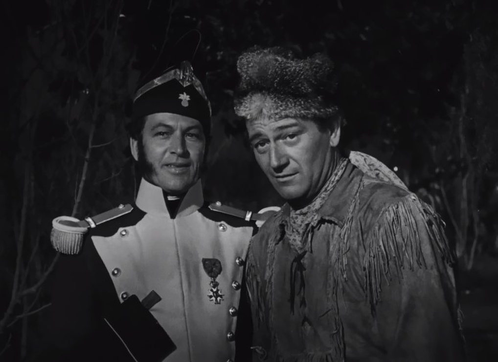 Philip Dorn and John Wayne