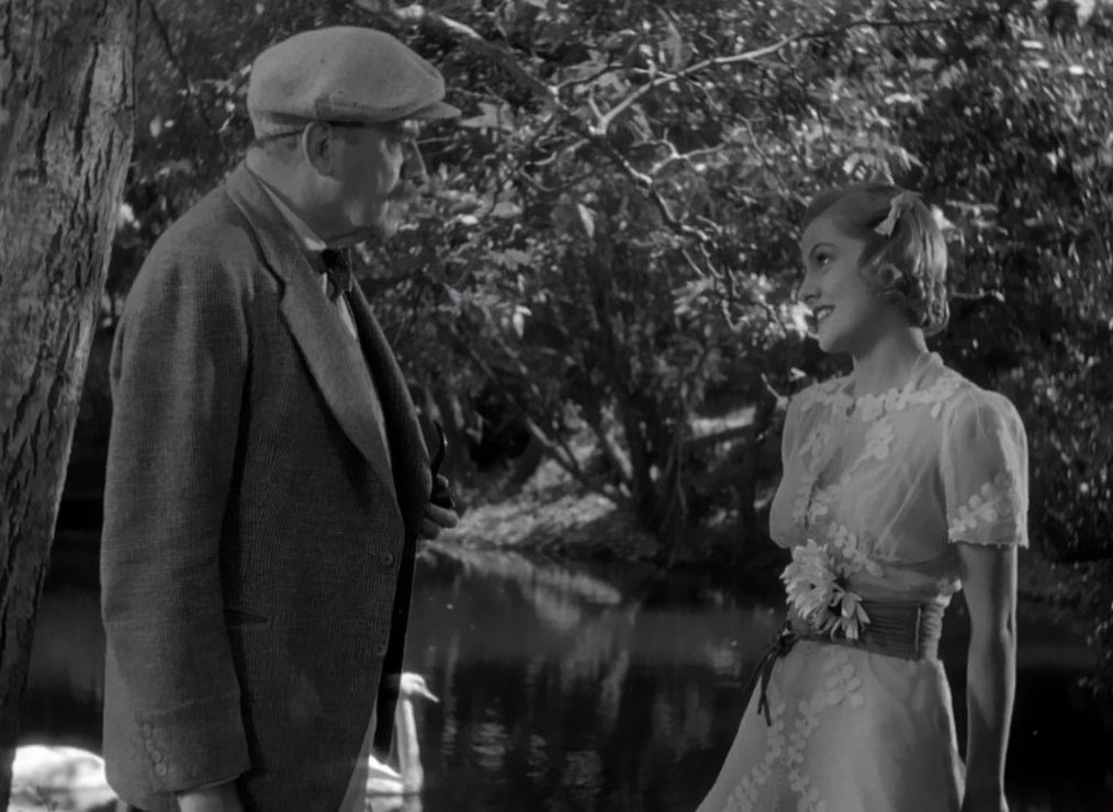 Montagu Love and Joan Fontaine