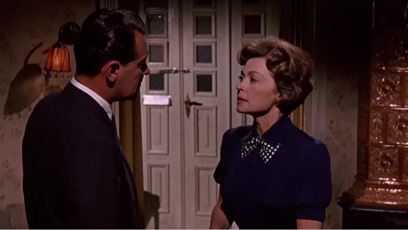 William Holden and Lilli Palmer