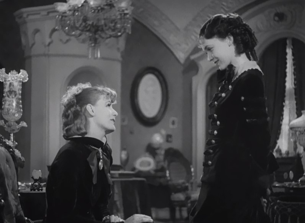 Greta Garbo and Maureen O'Sullivan