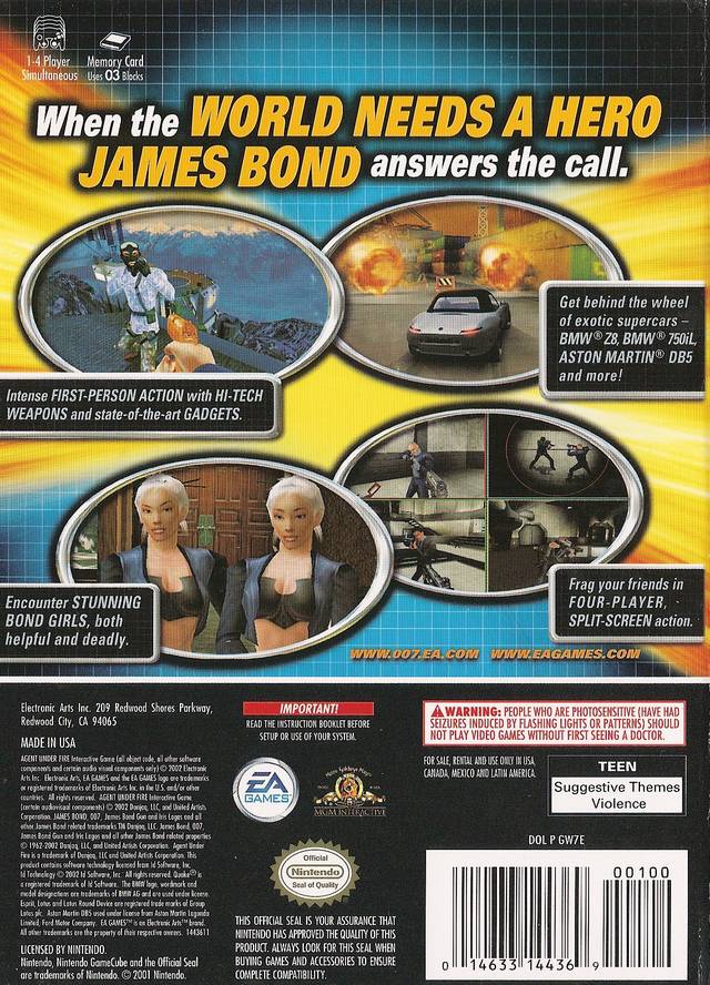 Image of James Bond 007: Agent Under Fire