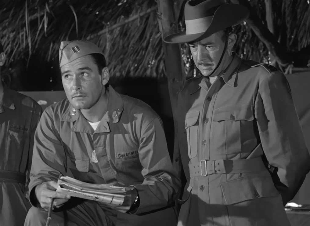 Errol Flynn and Lester Matthews