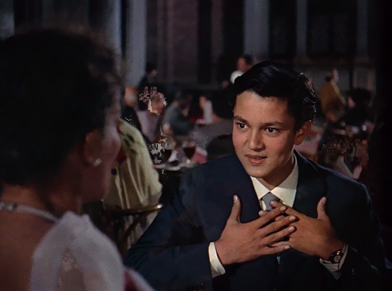 Katharine Hepburn and Jeremy Spenser