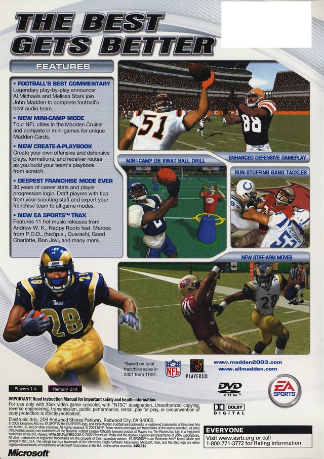 Picture of Madden NFL 2003