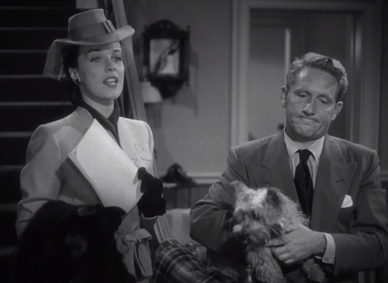 Patricia Morison and Spencer Tracy