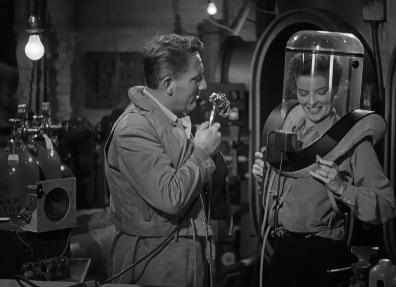 Spencer Tracy and Katharine Hepburn