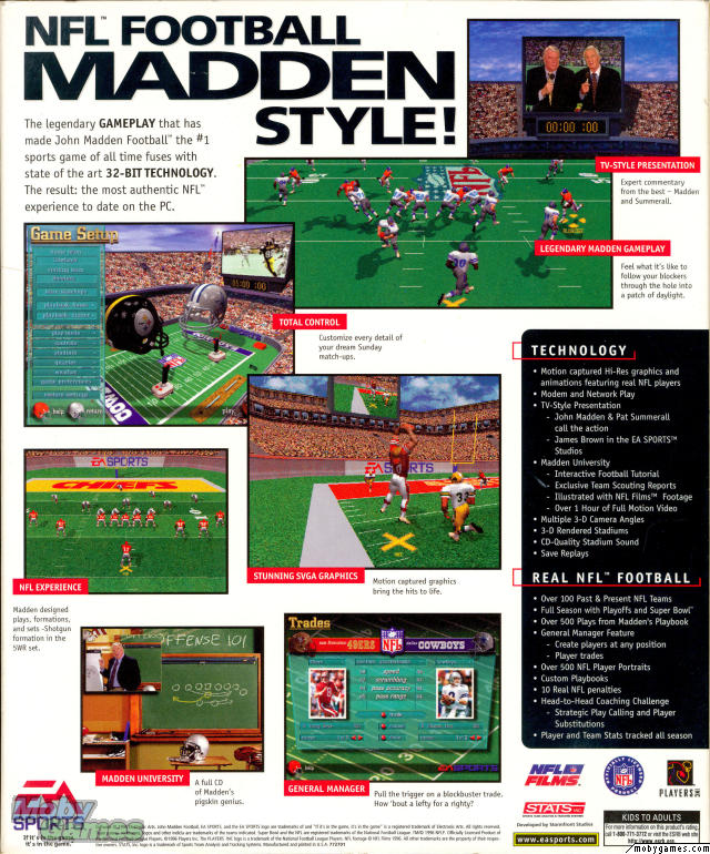 Picture of Madden NFL 97