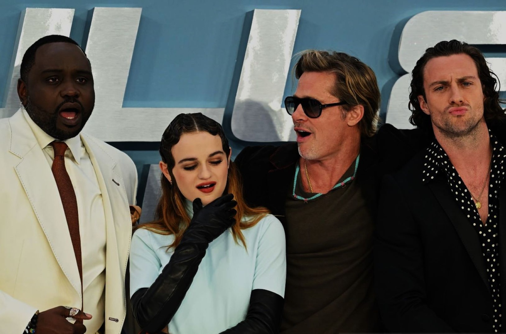 Brian Tyree, Joey King, Brad Pitt, Aaron Taylor
