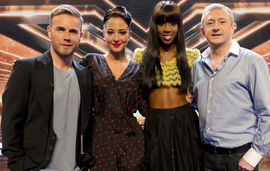 The British X-Factor judges of 2011