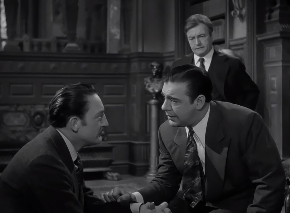 Warren William, Lon Chaney Jr. and Claude Rains