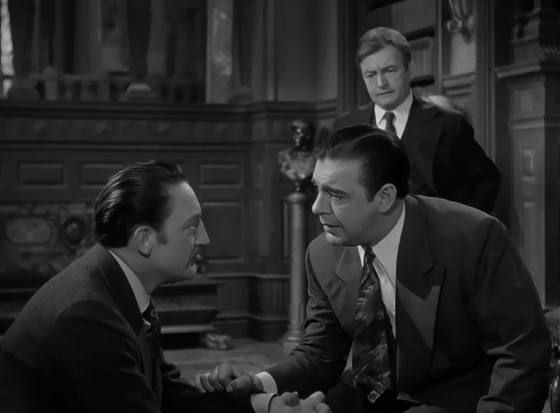 Warren William, Lon Chaney Jr. and Claude Rains