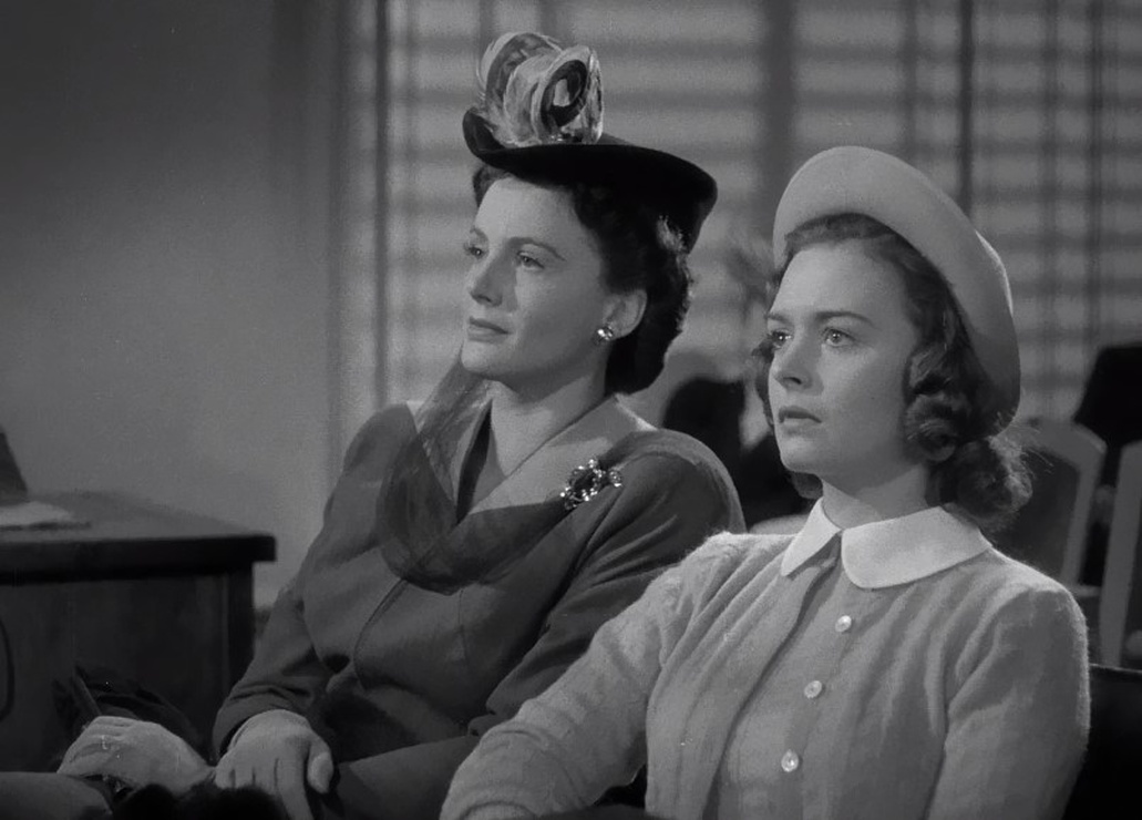 Frieda Inescort and Donna Reed