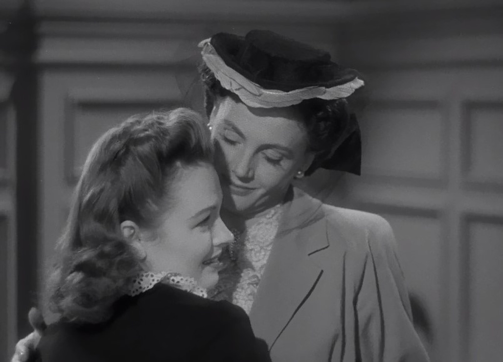 Donna Reed and Frieda Inescort
