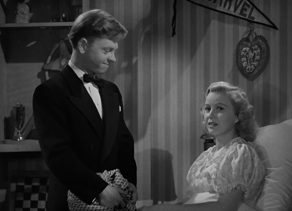 Mickey Rooney and Cecilia Parker