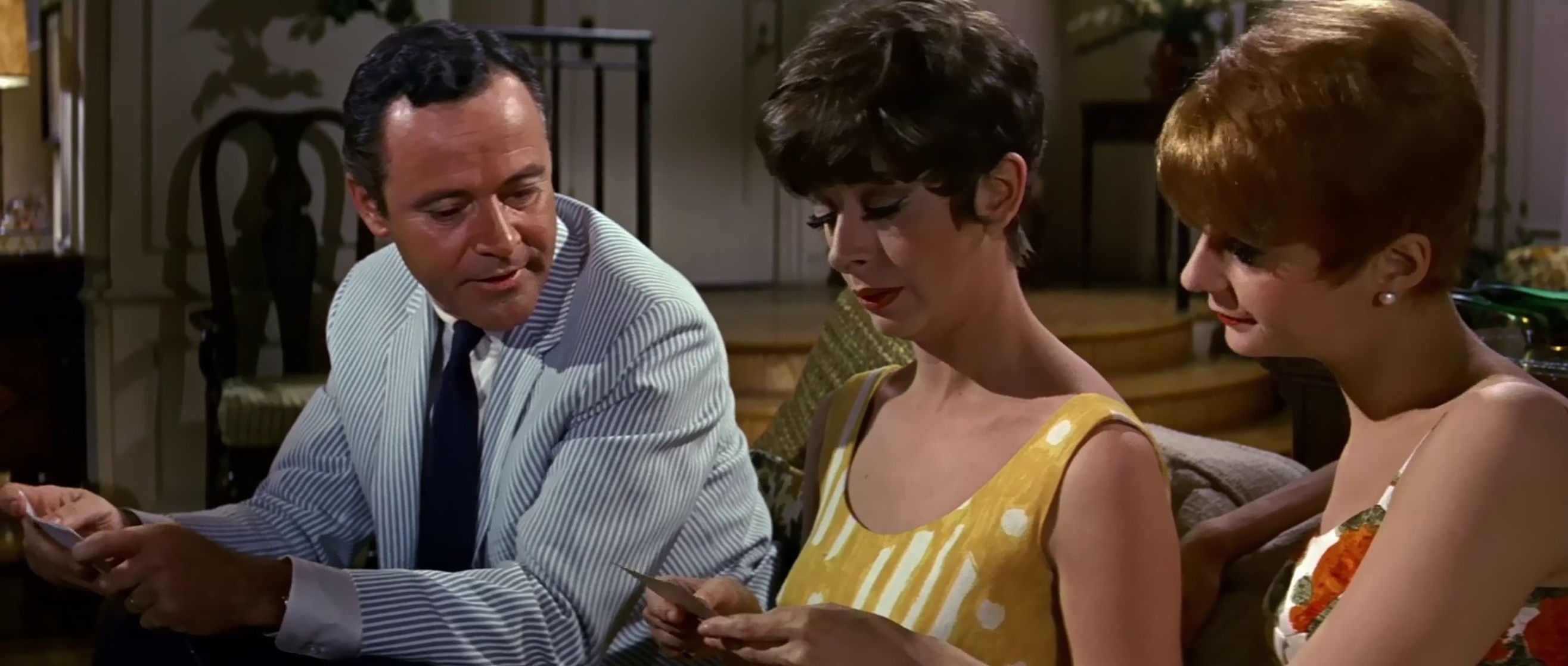 Jack Lemmon, Monica Evans and Carole Shelley