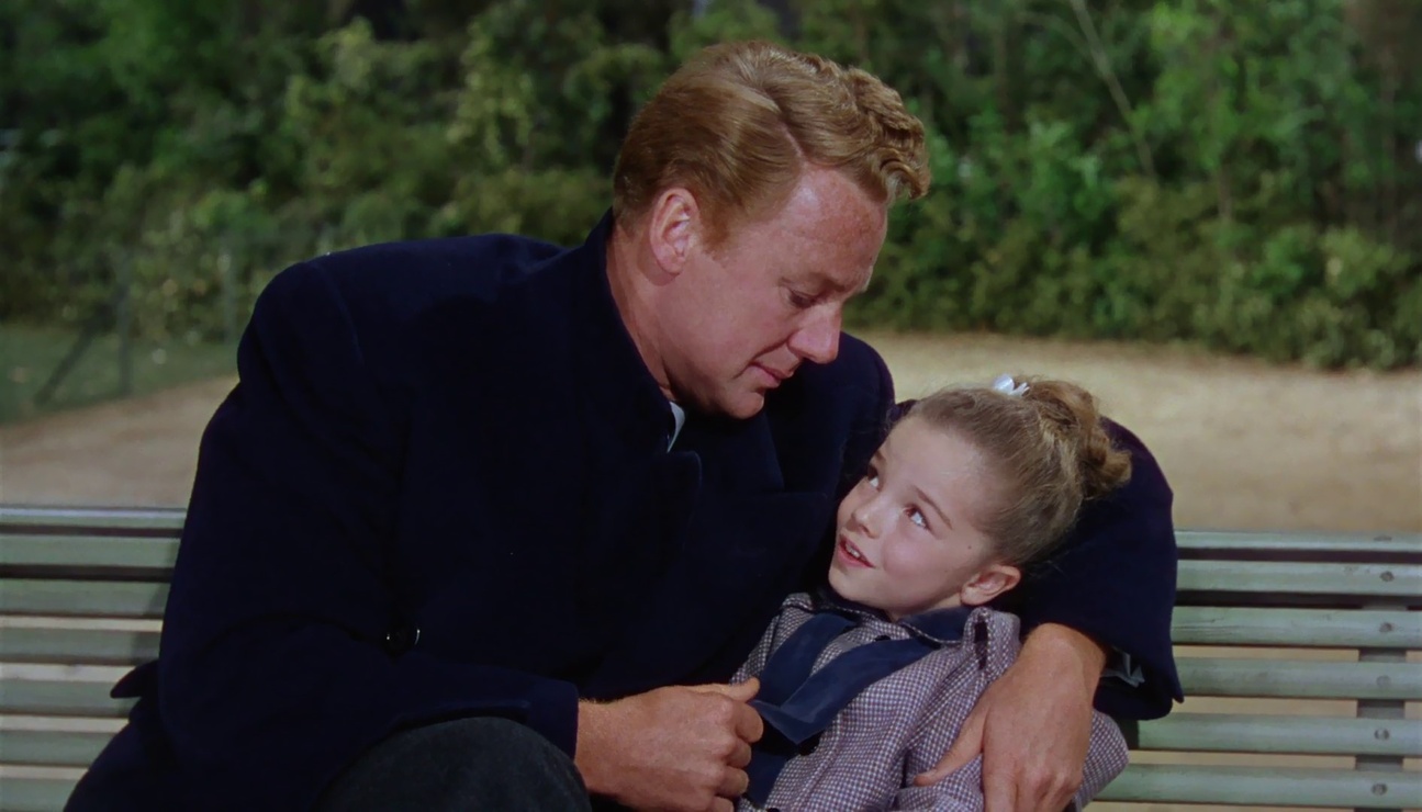 Van Johnson and Sandy Descher