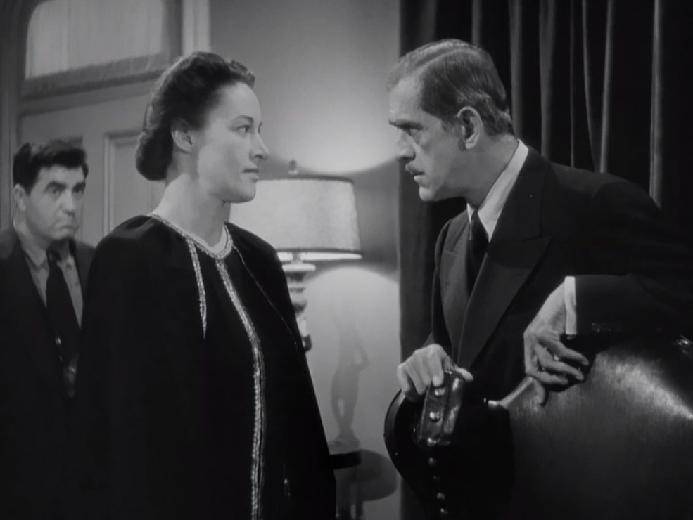 Anne Revere and Boris Karloff