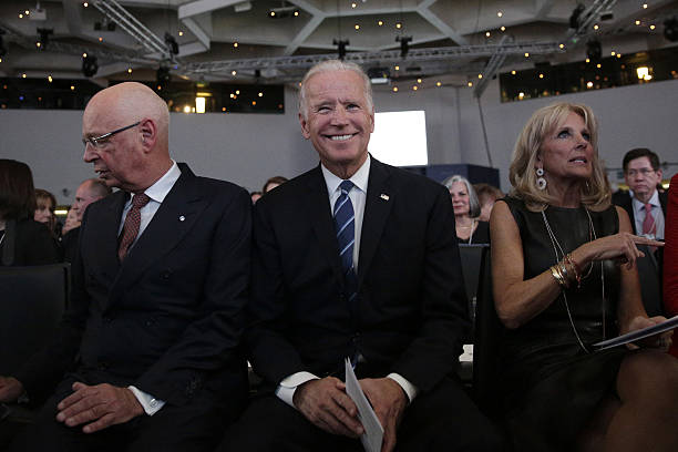 Klaus Schwab, Joe Biden