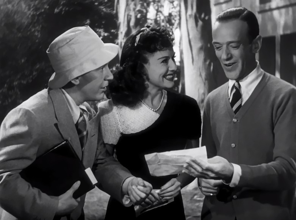 Burgess Meredith, Paulette Goddard and Fred Astair