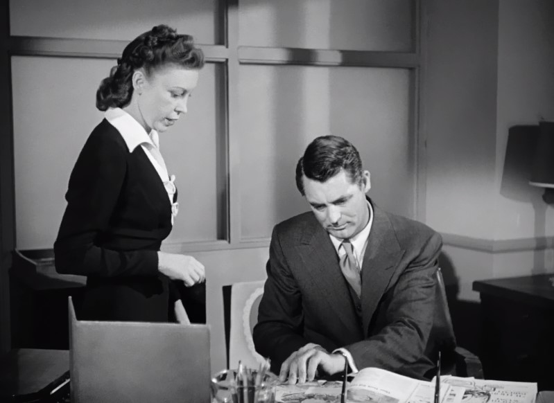 Lurene Tuttle and Cary Grant