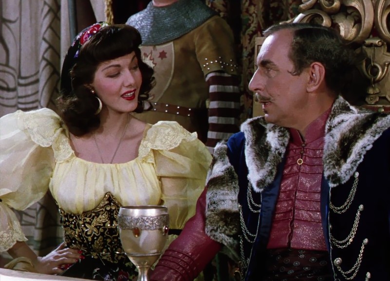 Maria Montez and Douglass Dumbrille