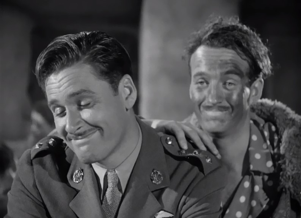 Errol Flynn and David Niven