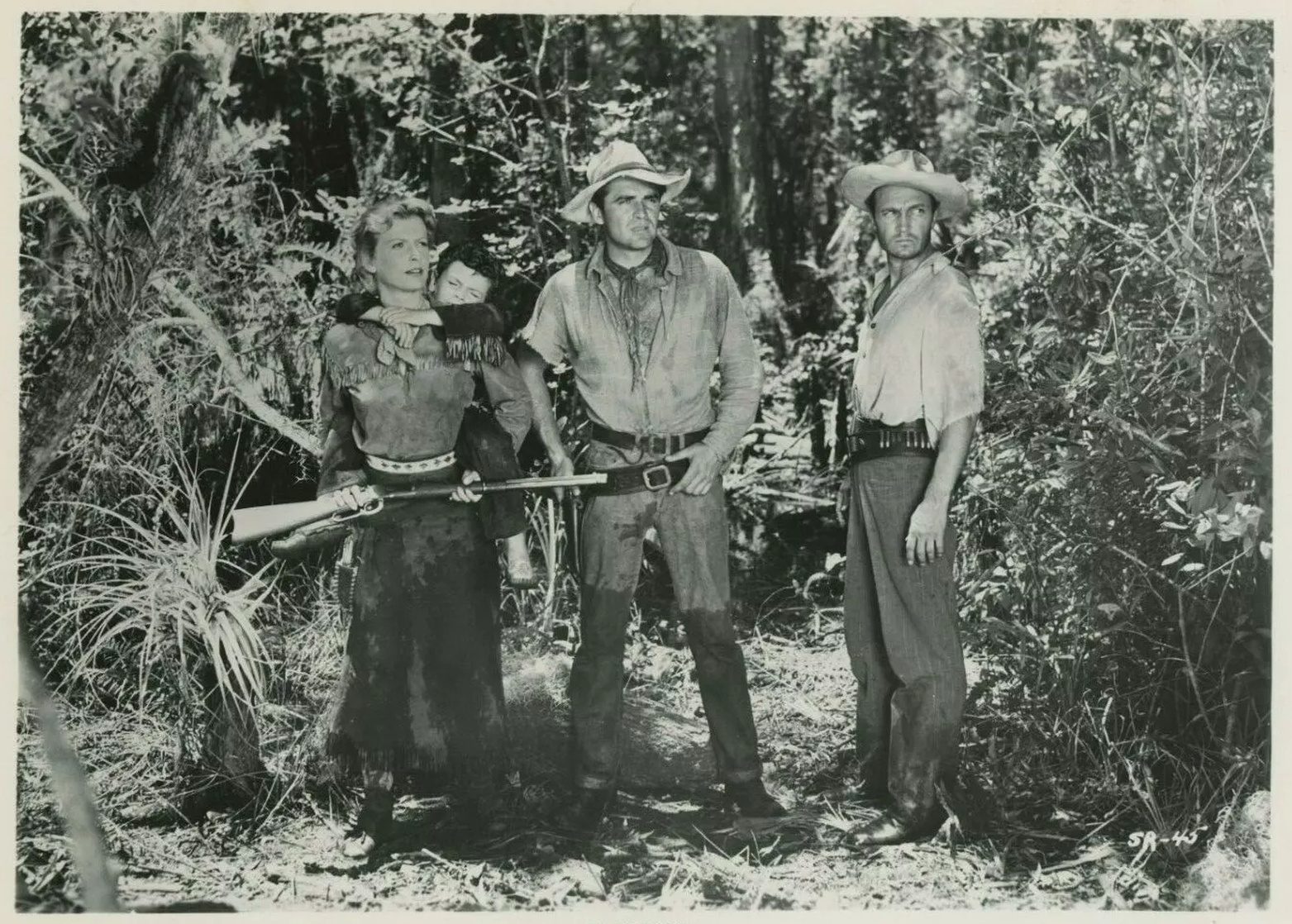 Carole Mathews, Steve Cochran, Warren Stevens