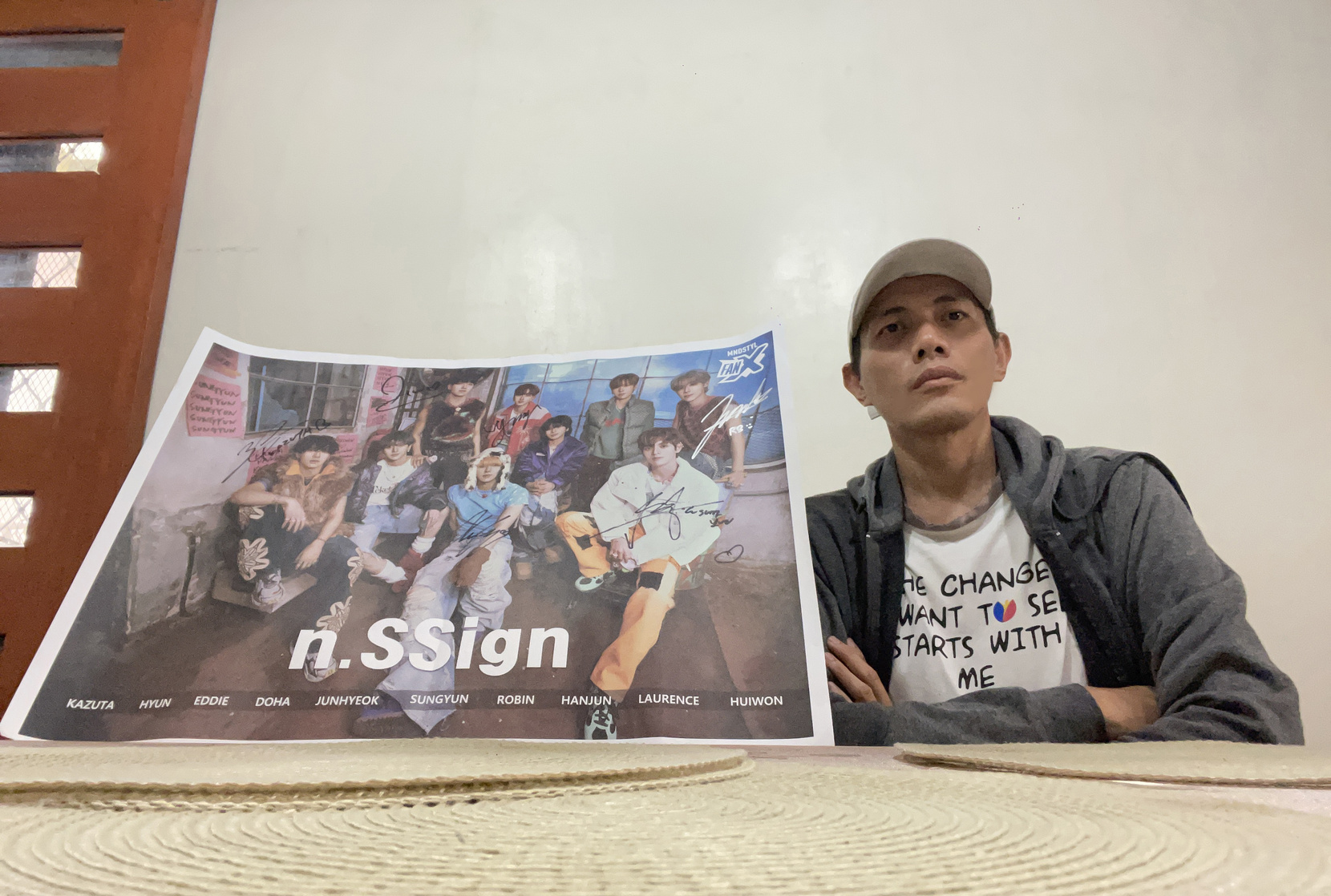 N.Ssign #Idol Sign Poster Free Poster Thank Yo