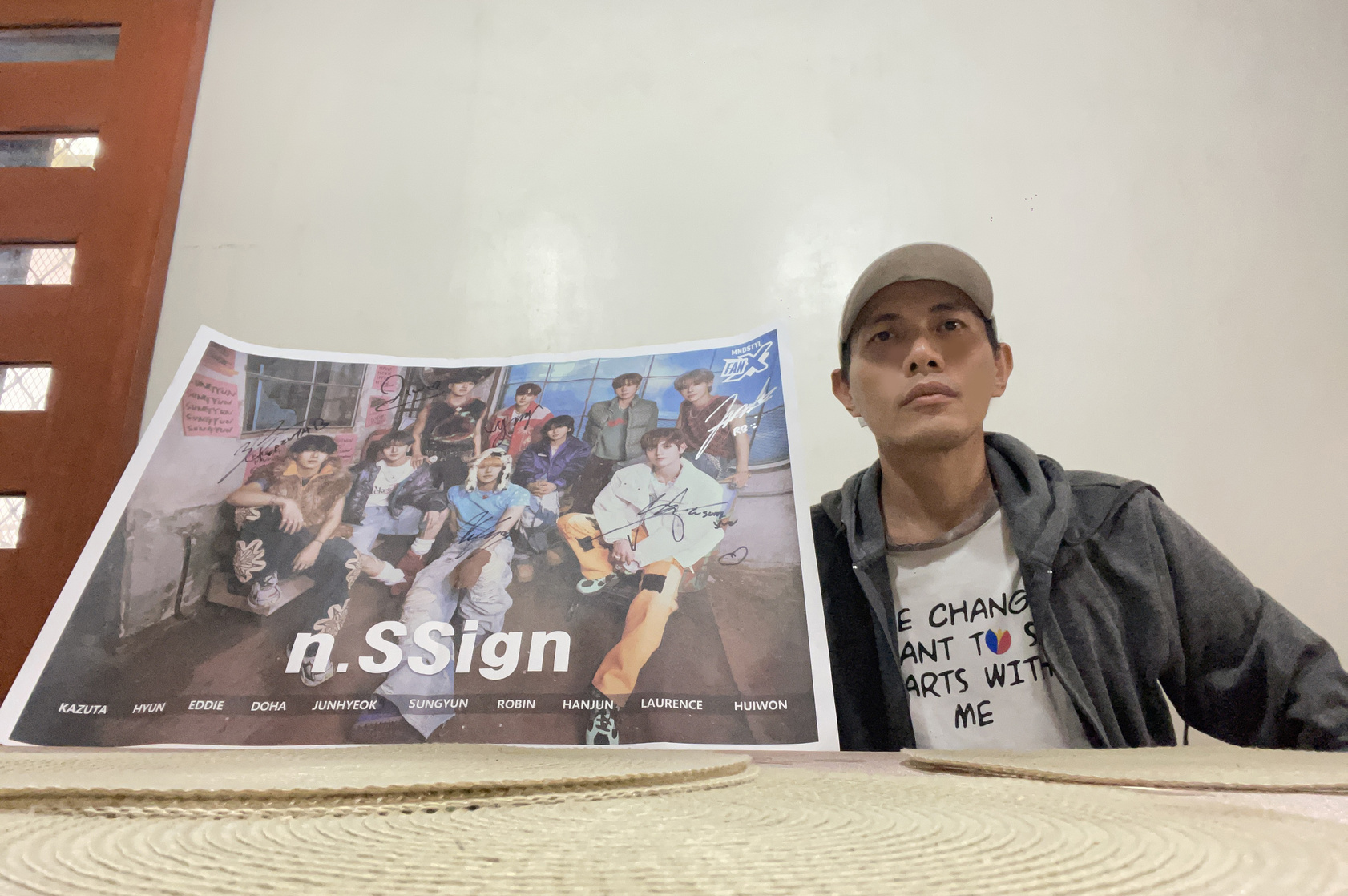 N.Ssign #Idol Sign Poster Free Poster Thank Yo