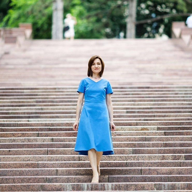 Maia Sandu, the president of Moldova