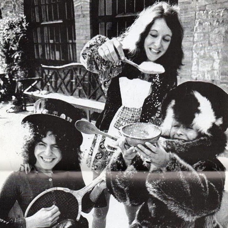 1970 - alice w marc bolan and june child, surrey