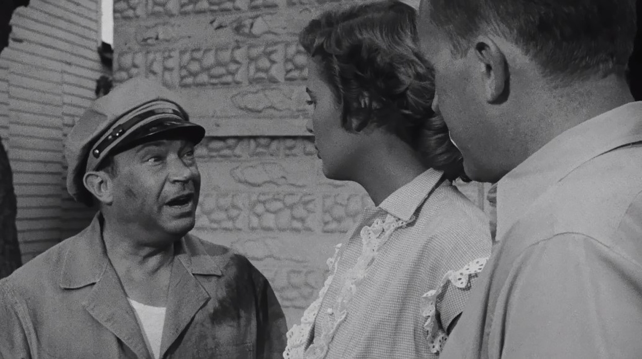 Fred Sherman, Beverly Michaels and Arthur Kennedy