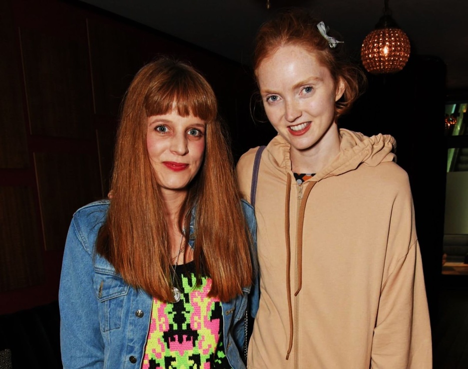 Charlotte Colbert and Lily Cole