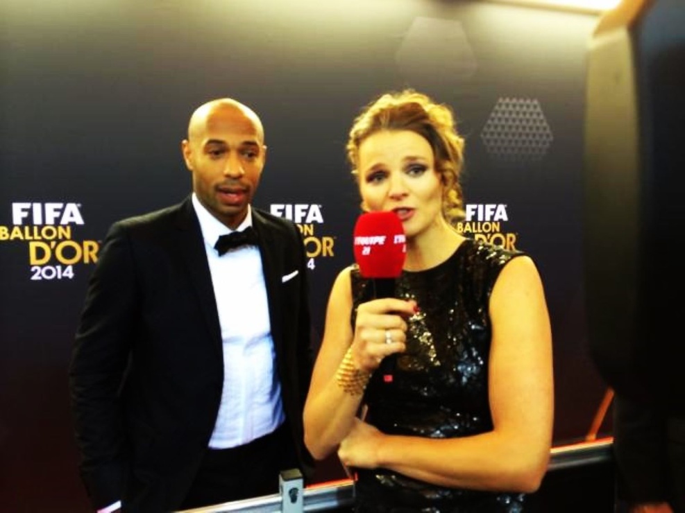 Thierry Henri and France Pierron