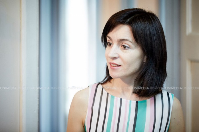 Maia Sandu, the president of Moldova