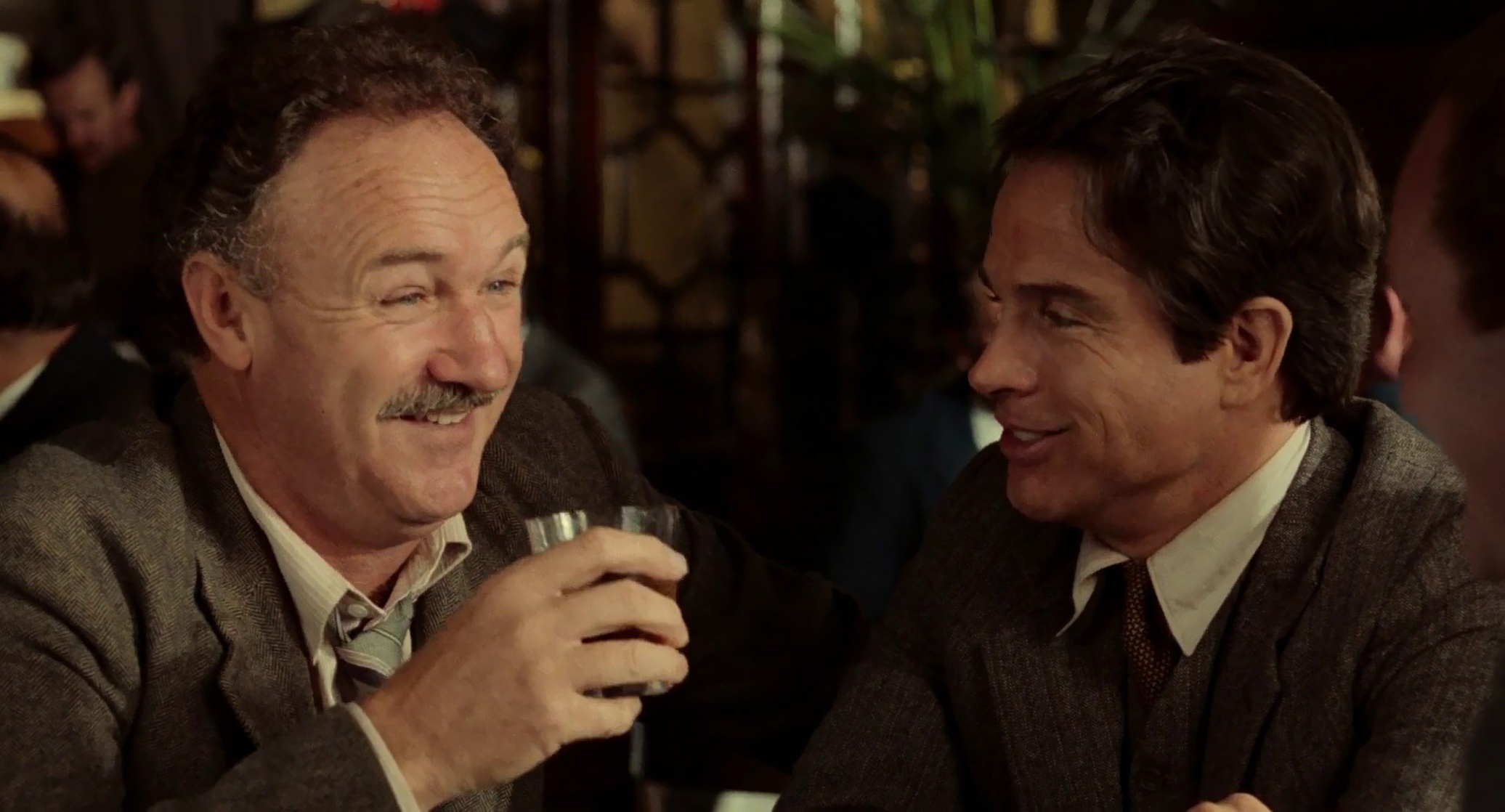 Gene Hackman and Warren Beatty