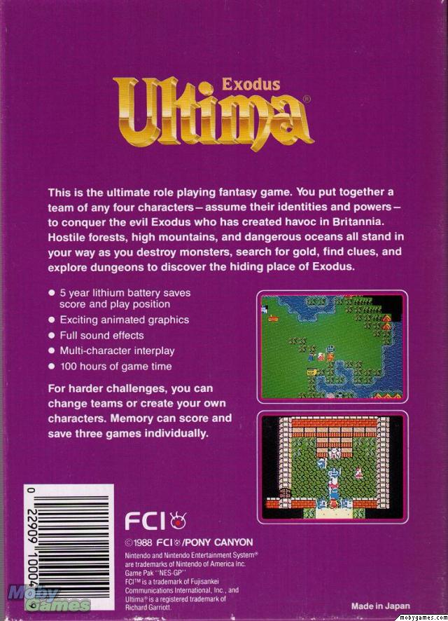 Ultima: Exodus image