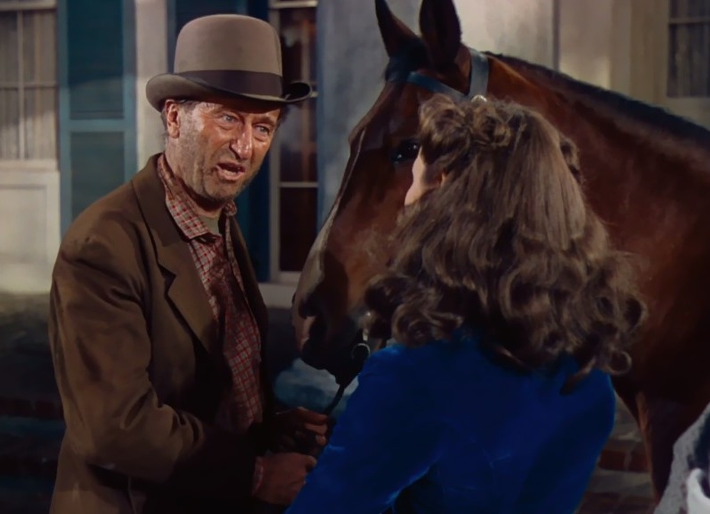 Olin Howland and Gene Tierney