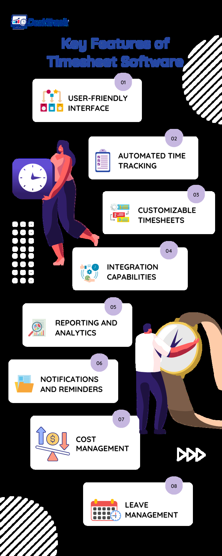 Key Features of Timesheet Software 2024