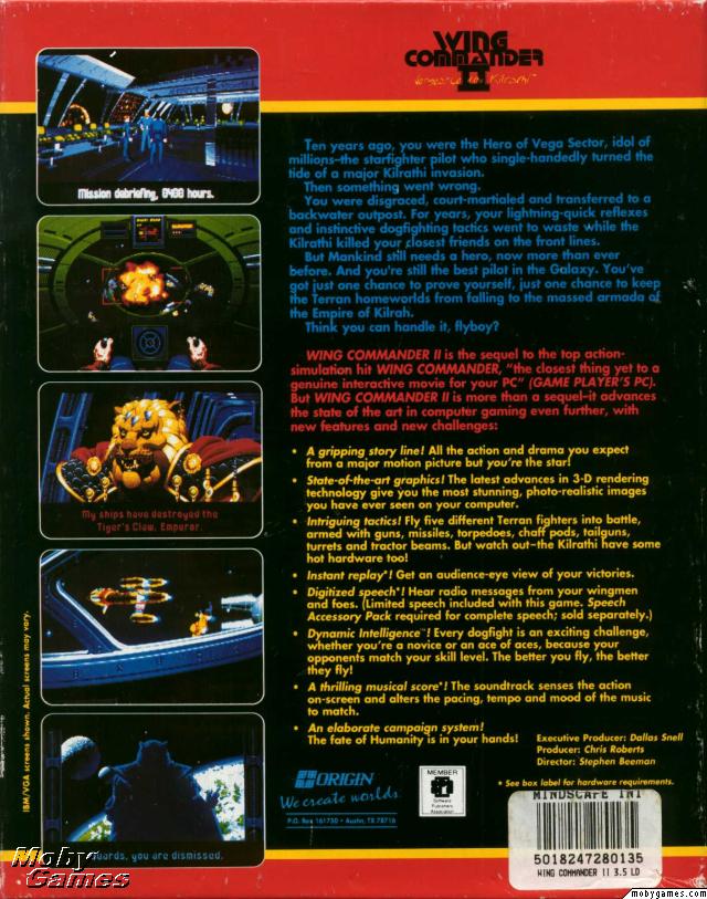 Picture of Wing Commander II: Vengence of the Kilrathi