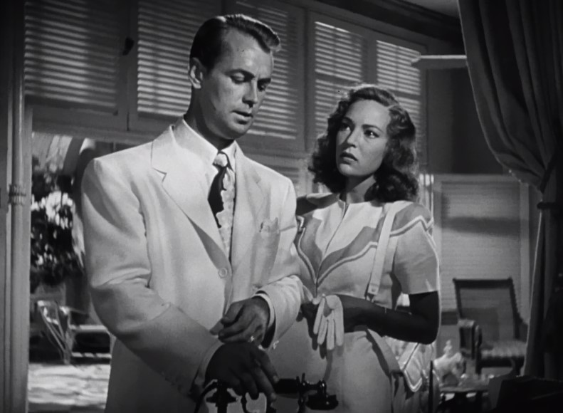 Alan Ladd and June Duprez