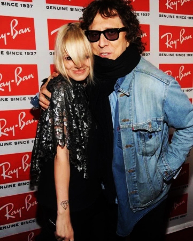 Becka Diamond and Mick Rock
