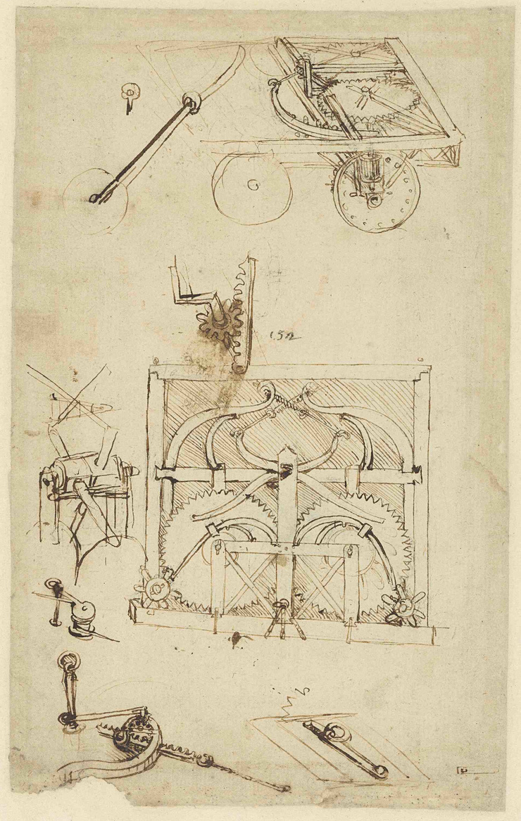 Leonardo da Vinci's self-propelled cart