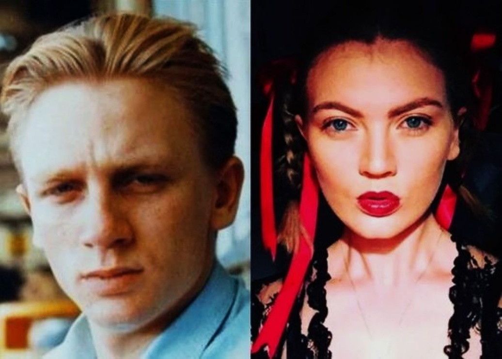 Daniel Craig (young) and Ella Loudon